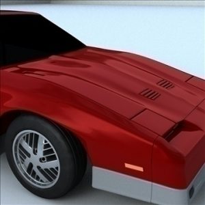 1985 Trans Am 3D Model - FlatPyramid