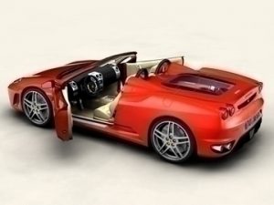 Ferrari F430 Spider 3D Model - FlatPyramid