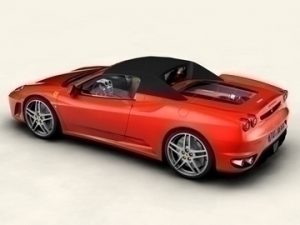 Ferrari F430 Spider 3D Model - FlatPyramid