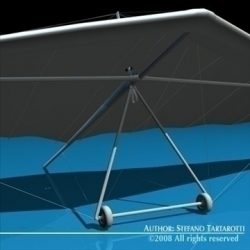 Hang glider 3D Model - FlatPyramid