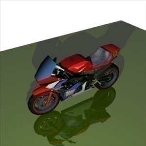 Superbike 3D Model - FlatPyramid