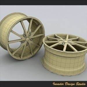 TSW Rocket 5 Auto rims 3D Model - FlatPyramid