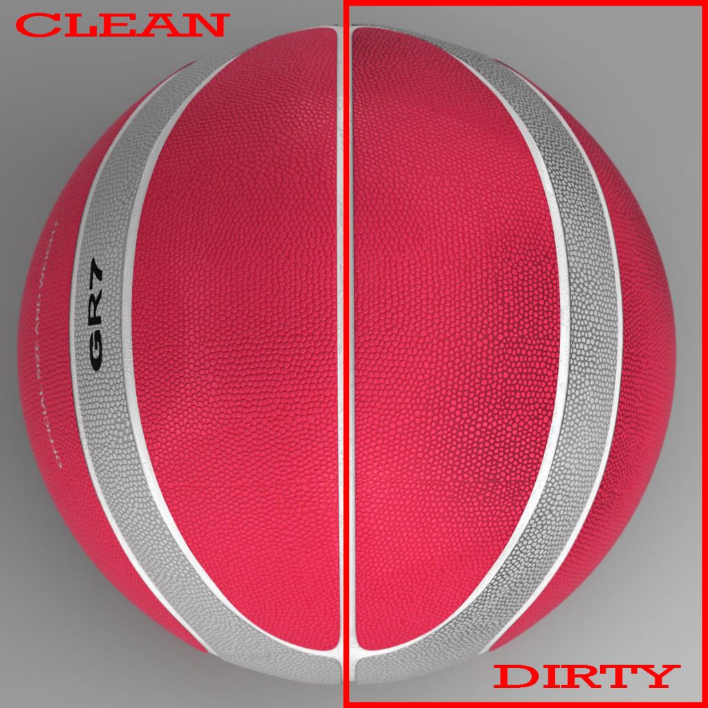 Basketball ball EBA red 3D Model - FlatPyramid