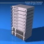 Server 3D Model - FlatPyramid