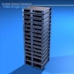 Server rack 3D Model - FlatPyramid