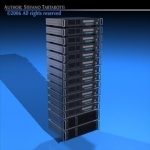 Server rack 3D Model - FlatPyramid