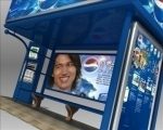 Bus Stop Shelter Pepsi Brand 3D Model - FlatPyramid