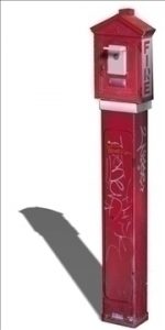 Fire Box 3D Model - FlatPyramid