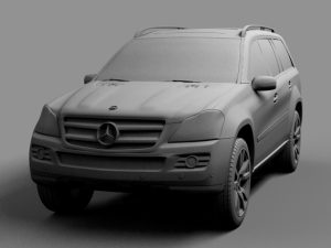 Mercedes Benz GL 3D Model - FlatPyramid