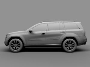 Mercedes Benz GL 3D Model - FlatPyramid