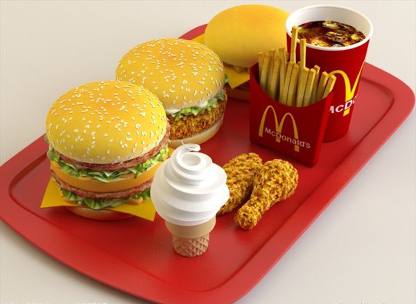 MC donald's meal Set 3D Model – Buy MC donald's meal Set 3D Model ...