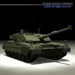 Ariete tank 3D Model - FlatPyramid