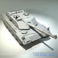 Ariete tank 3D Model - FlatPyramid
