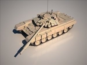T90 3D Model - FlatPyramid