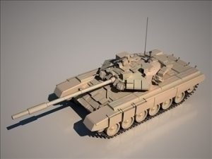 T90 3D Model - FlatPyramid
