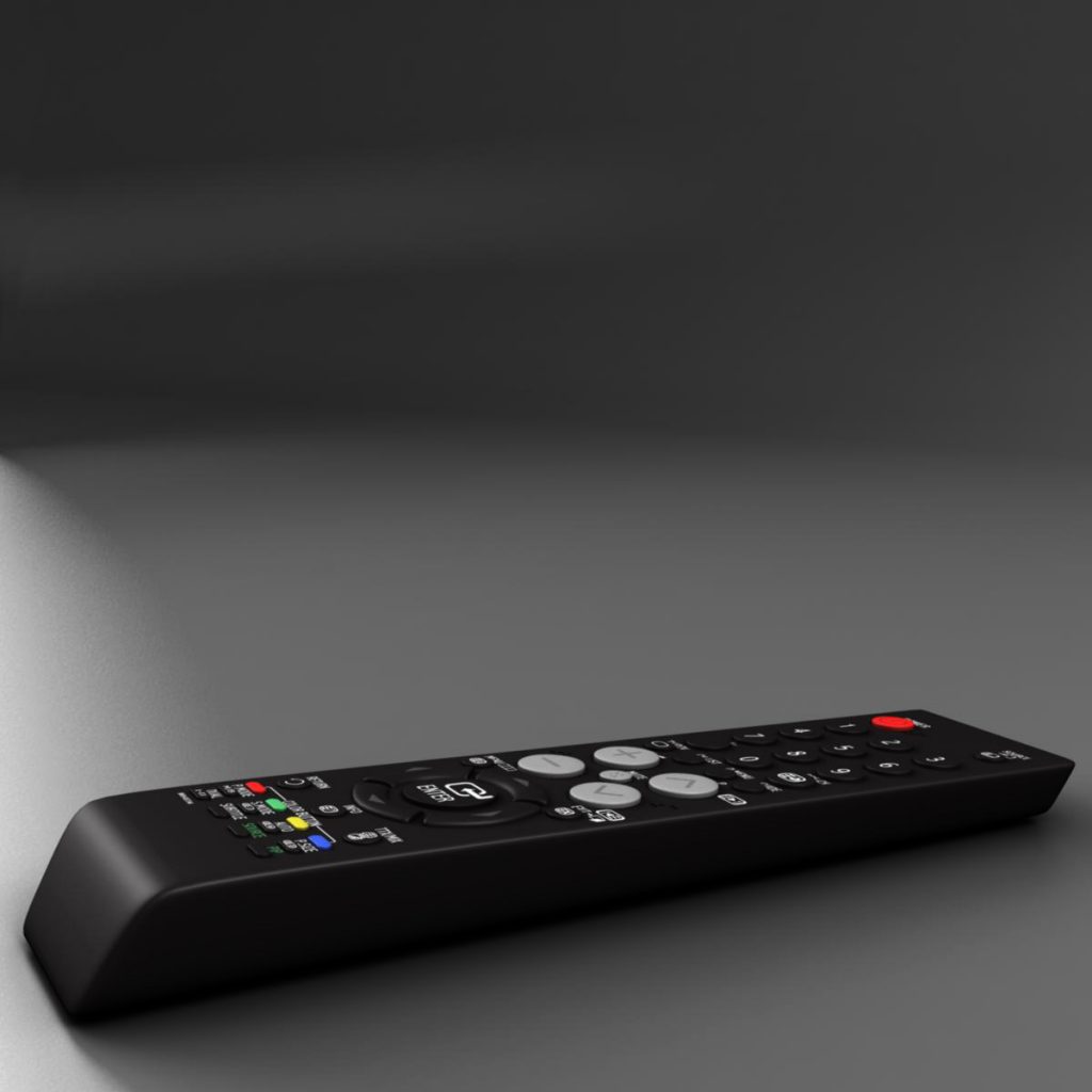 TFT remote control 3D Model - FlatPyramid