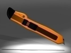 Box Cutter 3D Model - FlatPyramid