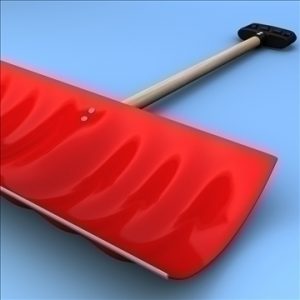 Snow Shovel 3D Model - FlatPyramid