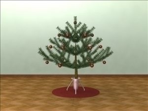 Small spruce tree 3D Model - FlatPyramid