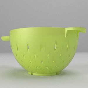 Plastic colander 3D Model - FlatPyramid