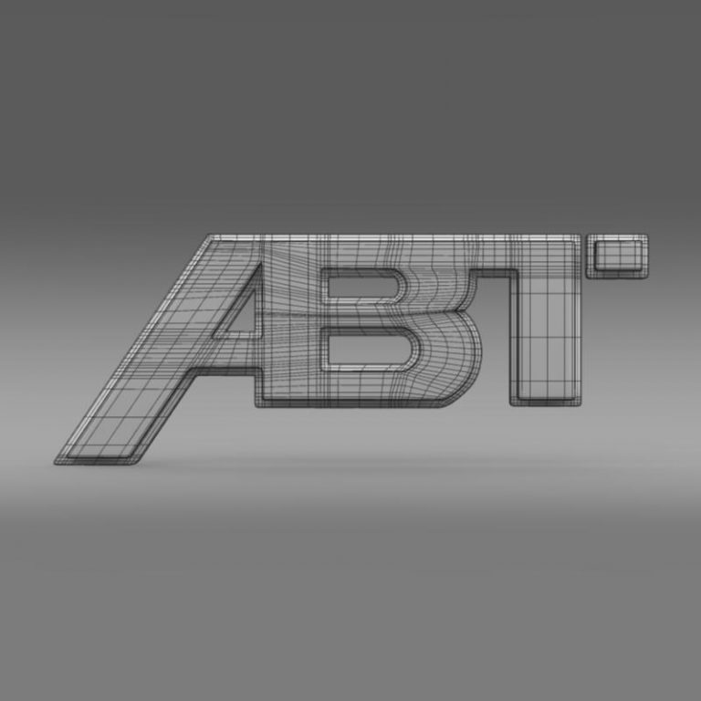 ABT Logo 3D Model - FlatPyramid