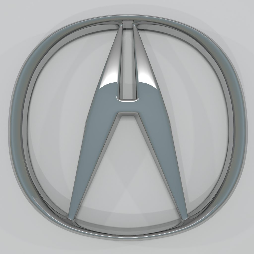 Acura Logo HD 3D Model - FlatPyramid