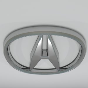Acura Logo HD 3D Model - FlatPyramid