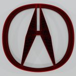 Acura Logo HD 3D Model - FlatPyramid
