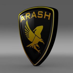 Arash Logo 3D Model - FlatPyramid