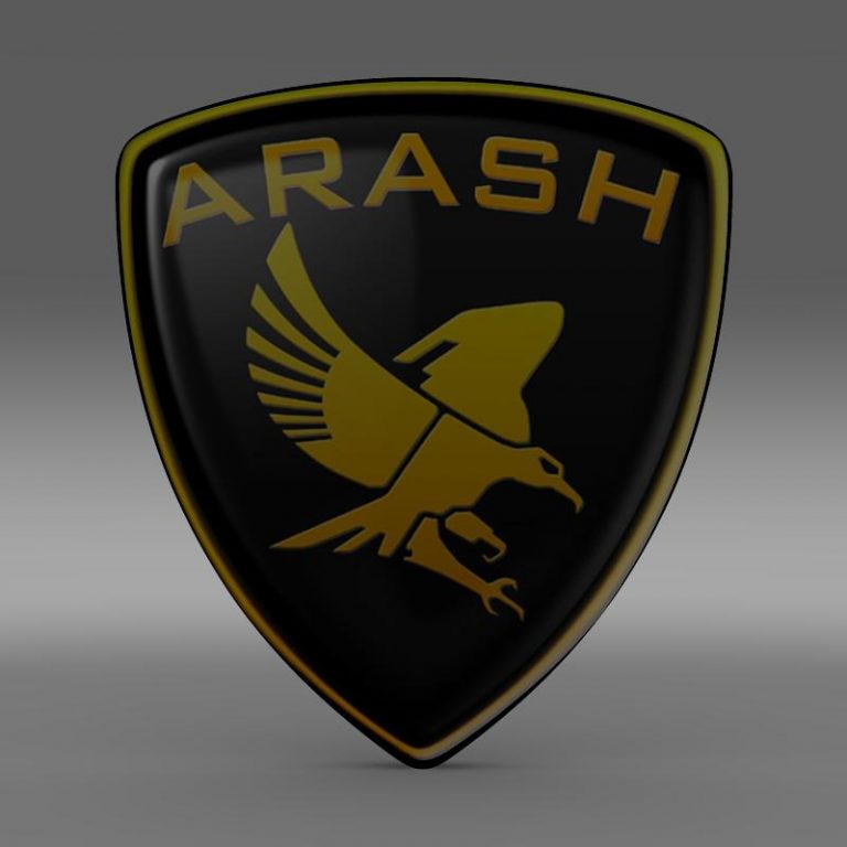 Arash Logo 3D Model - FlatPyramid