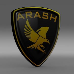 Arash Logo 3D Model - FlatPyramid