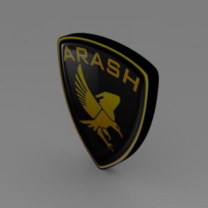 Arash Logo 3D Model - FlatPyramid