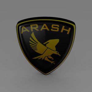 Arash Logo 3D Model - FlatPyramid