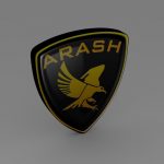 Arash Logo 3D Model - FlatPyramid