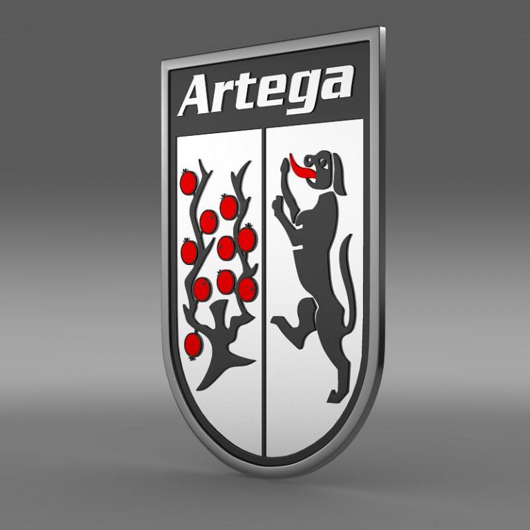 Artega logo 3D Model - FlatPyramid