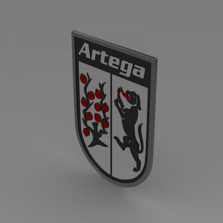 Artega logo 3D Model - FlatPyramid