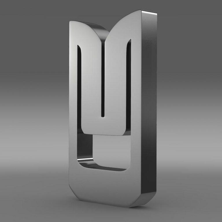 AZLK Logo 3D Model - FlatPyramid