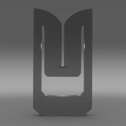 AZLK Logo 3D Model - FlatPyramid