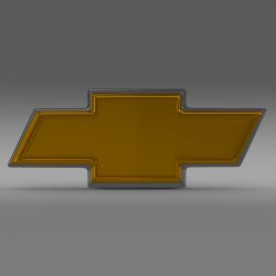 Chevrolet Logo 3D Model - FlatPyramid
