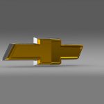 Chevrolet new logo 3D Model - FlatPyramid