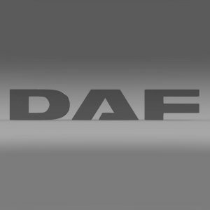 DAF Logo 3D Model - FlatPyramid