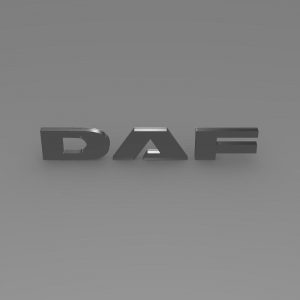 DAF Logo 3D Model - FlatPyramid