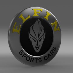 Elfin Logo 3D Model - FlatPyramid