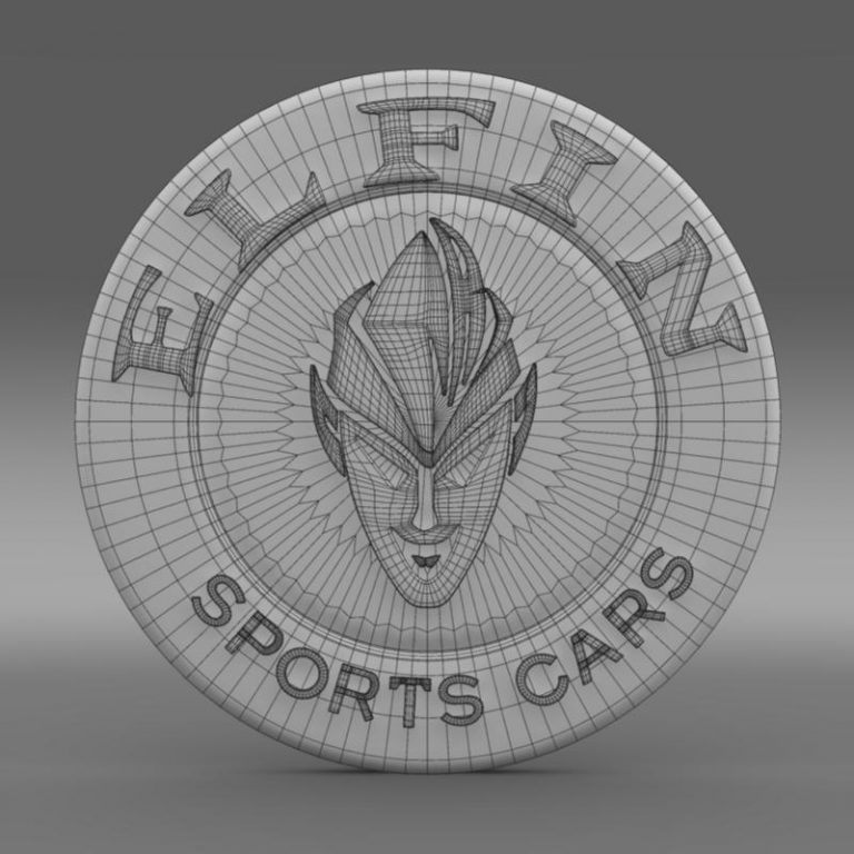 Elfin Logo 3D Model - FlatPyramid