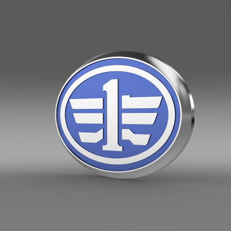 FAW Logo 3D Model - FlatPyramid