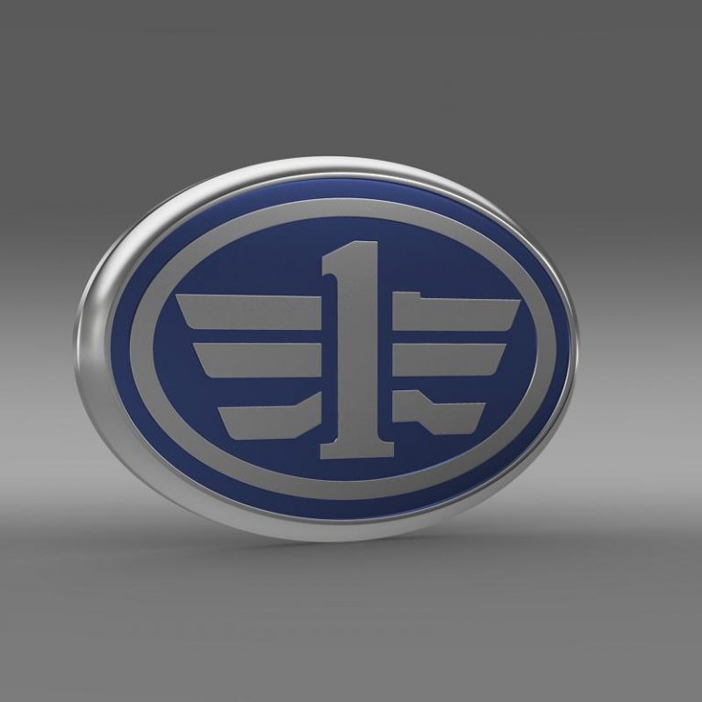 FAW Logo 3D Model - FlatPyramid