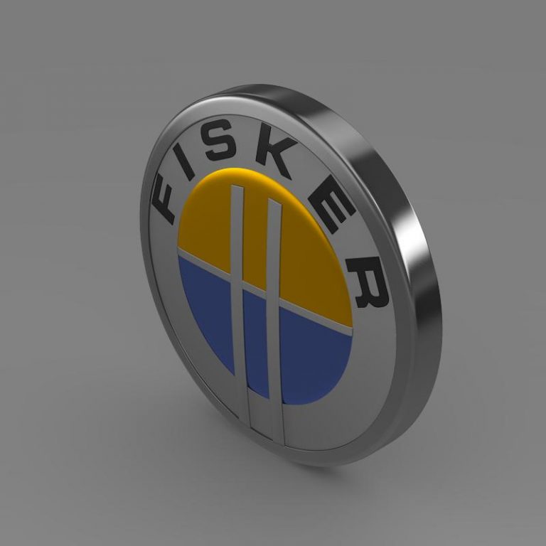 Fisker Logo 3D Model - FlatPyramid
