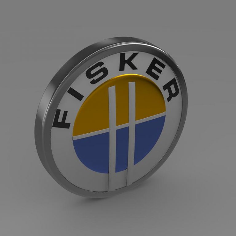 Fisker Logo 3D Model - FlatPyramid