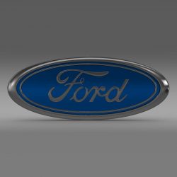 Ford Logo 3D Model - FlatPyramid