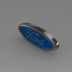 Ford Logo 3D Model - FlatPyramid